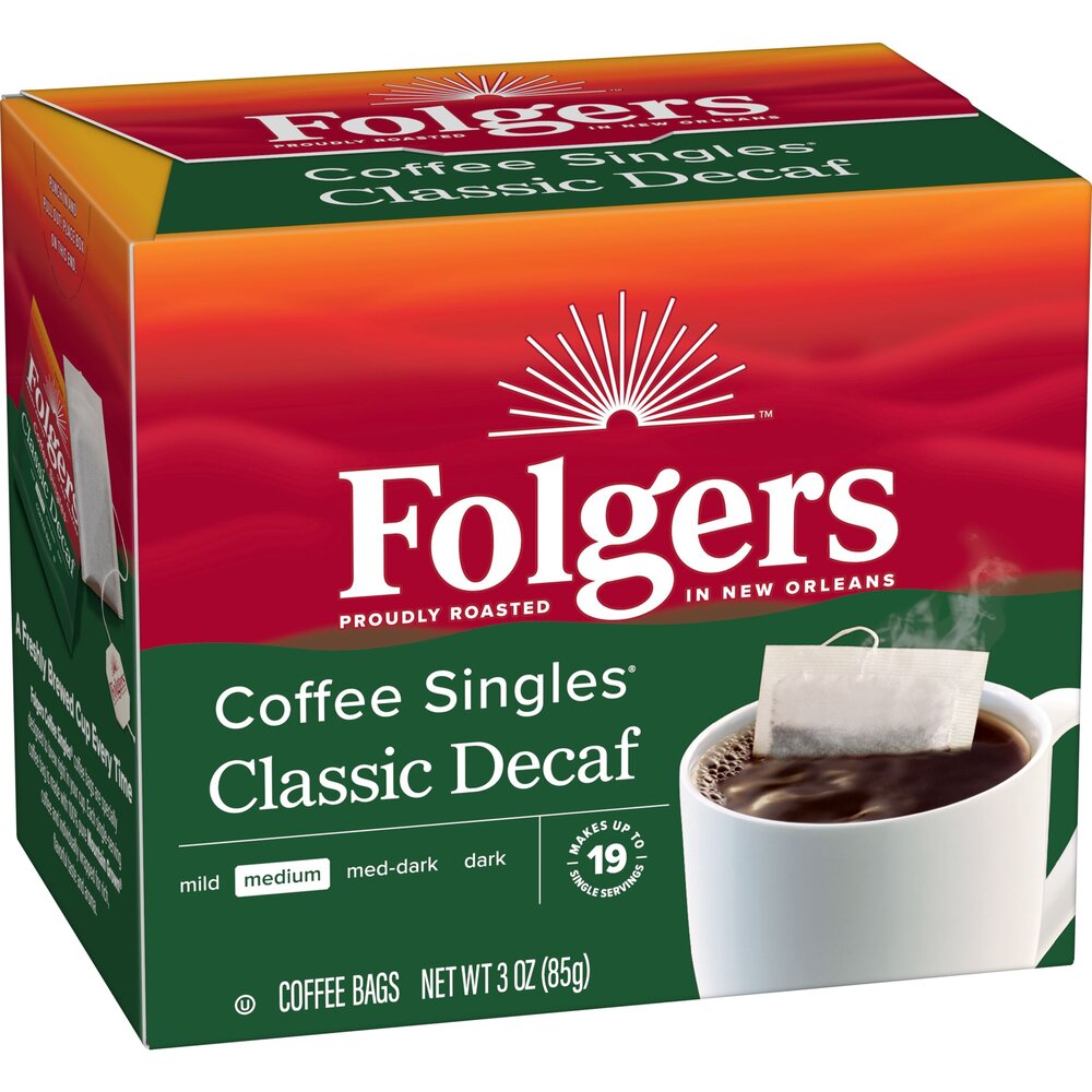 Classic Decaf Coffee Singles