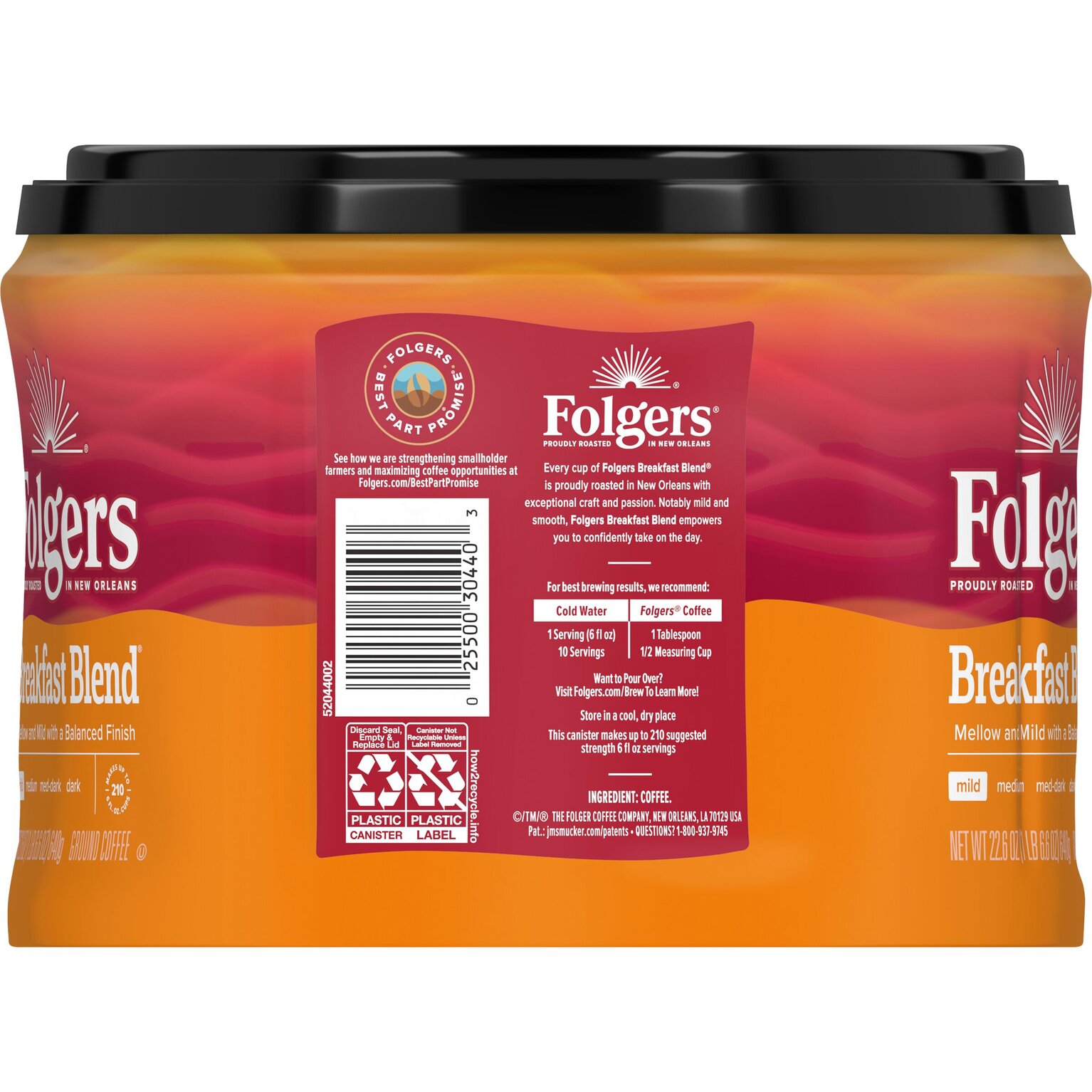 folgers coffee additives