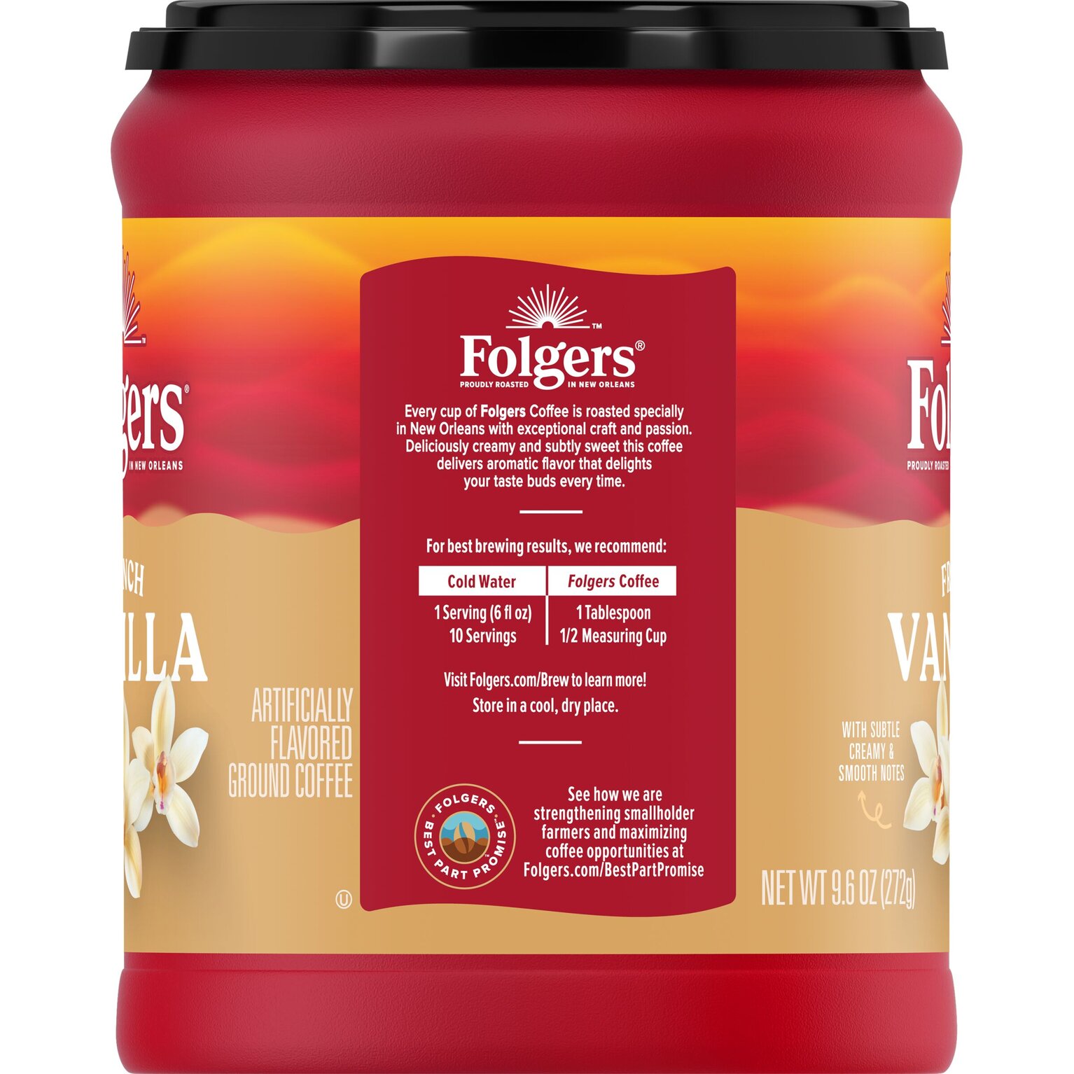 folgers coffee additives
