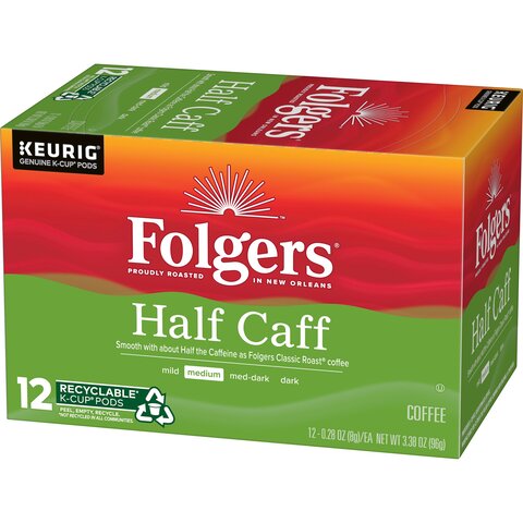 Half Caff K-cup® pods