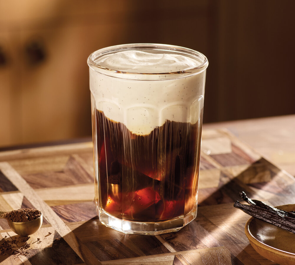 Vanilla Bean Cold Foam Iced Coffee